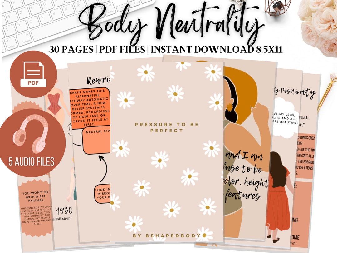 Body Neutrality Workbook Pressure to Be Perfect by - Etsy Canada