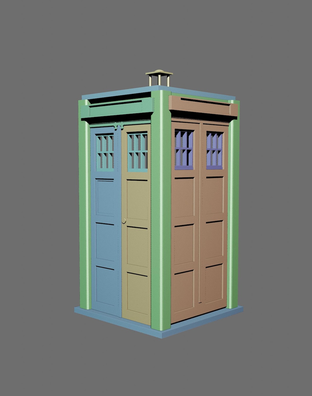 1966 "tardis" 5.5 Inch 3D Print Files - Etsy