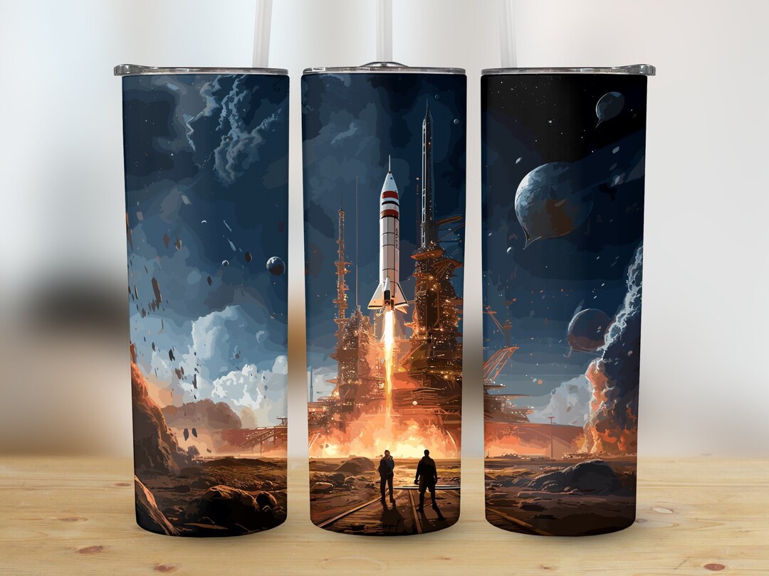 Space Station Sublimation Tumbler Wrap for Sublimation 20oz Skinny ...