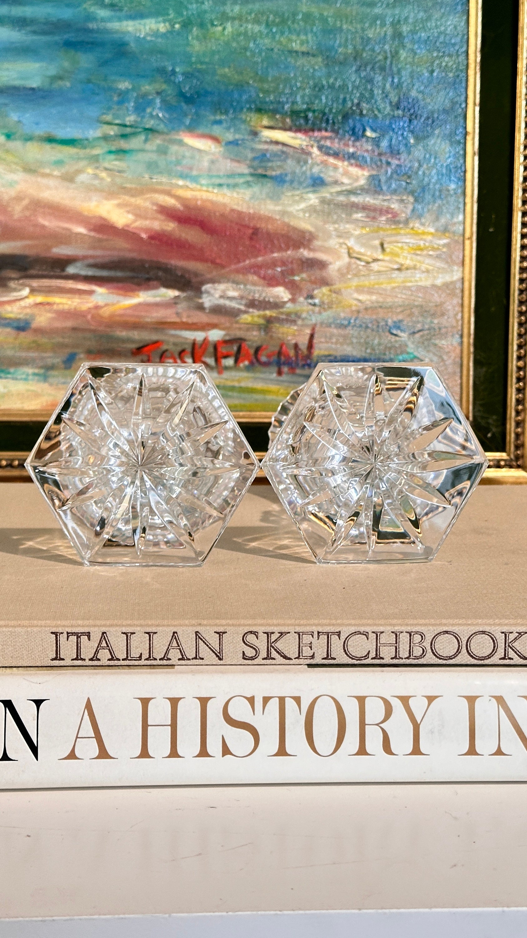 Vintage Set of Waterford Crystal Chatham 5" Candle Stick Holders - Etsy
