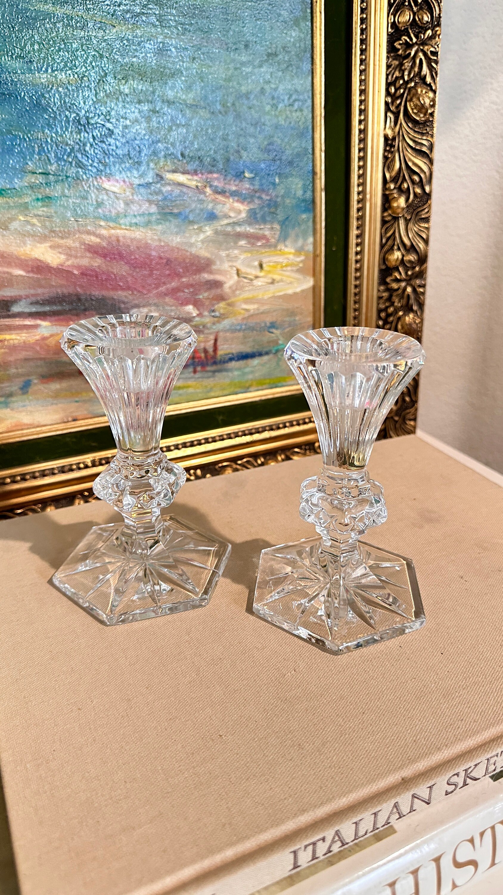 Vintage Set of Waterford Crystal Chatham 5" Candle Stick Holders - Etsy