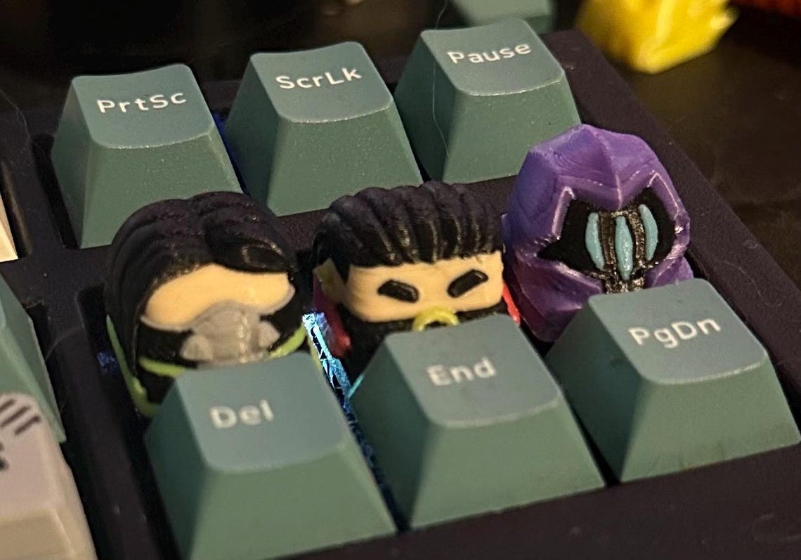 Valorant - Viper / Omen / Reyna - Artisan Mechanical Keyboard Keycap ...