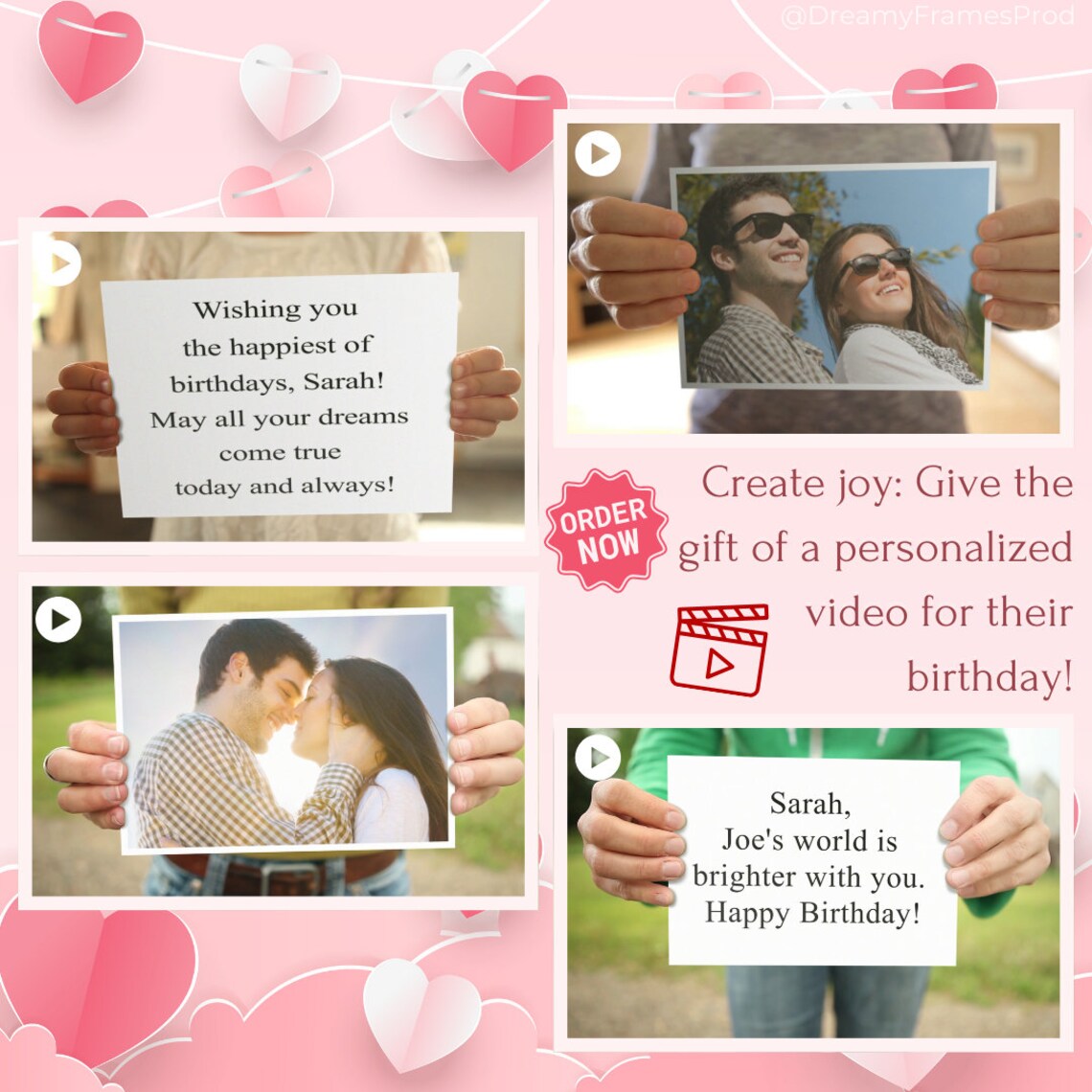 Special Birthday Video Presentation for Your Beloved - Slideshow - Etsy