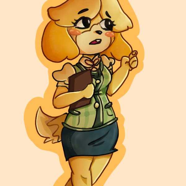 Isabelle Sticker - Etsy