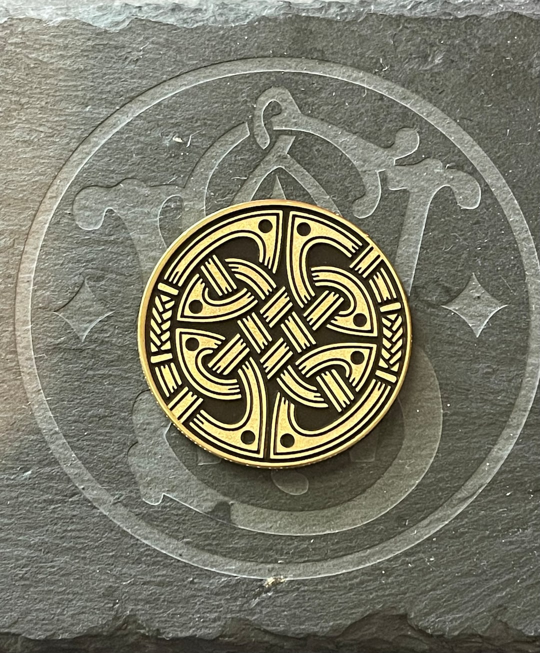 40mm Custom Engraved Celtic Challenge Coin - Etsy
