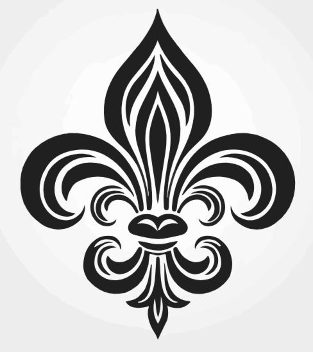 5 Elegant Fleur De Lis Images . SVG Vector Image - Etsy