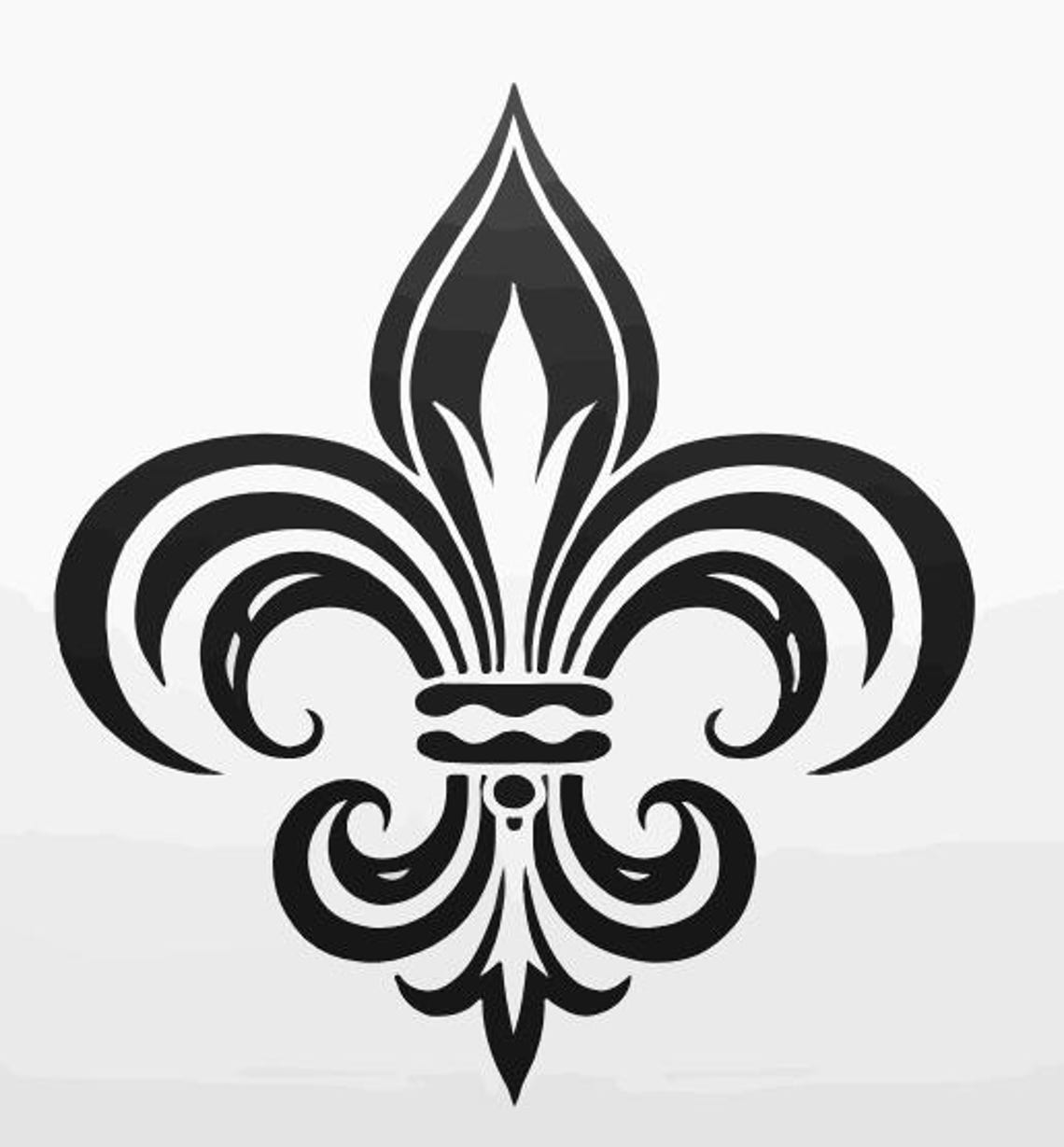 5 Fleur De Lis. SVG Images - Etsy