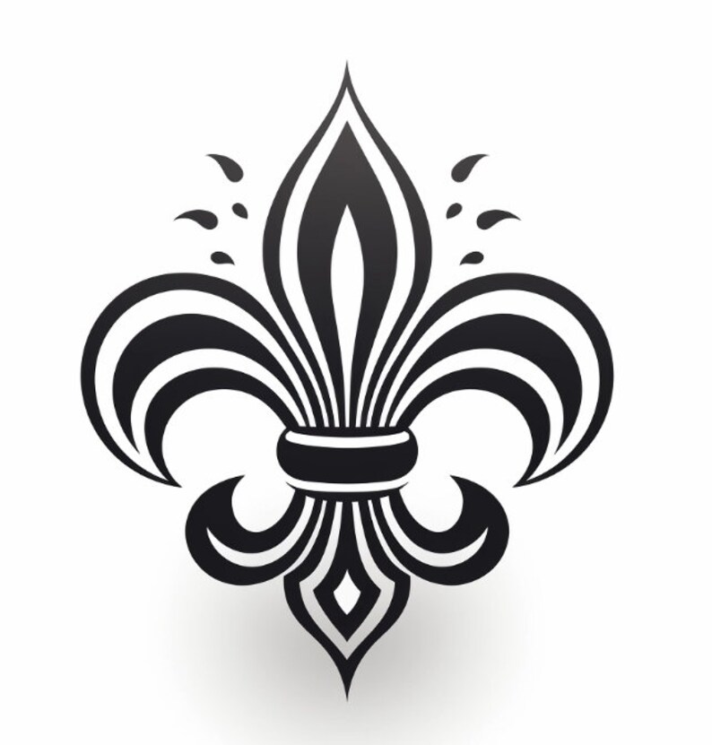 Flor de Lis 5 imágenes SVG - Etsy México