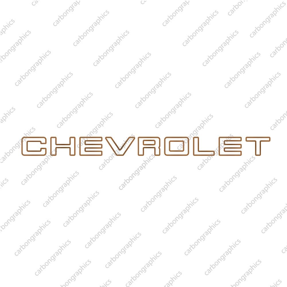 23" to 106" Chevrolet Tailgate Decal - Etsy