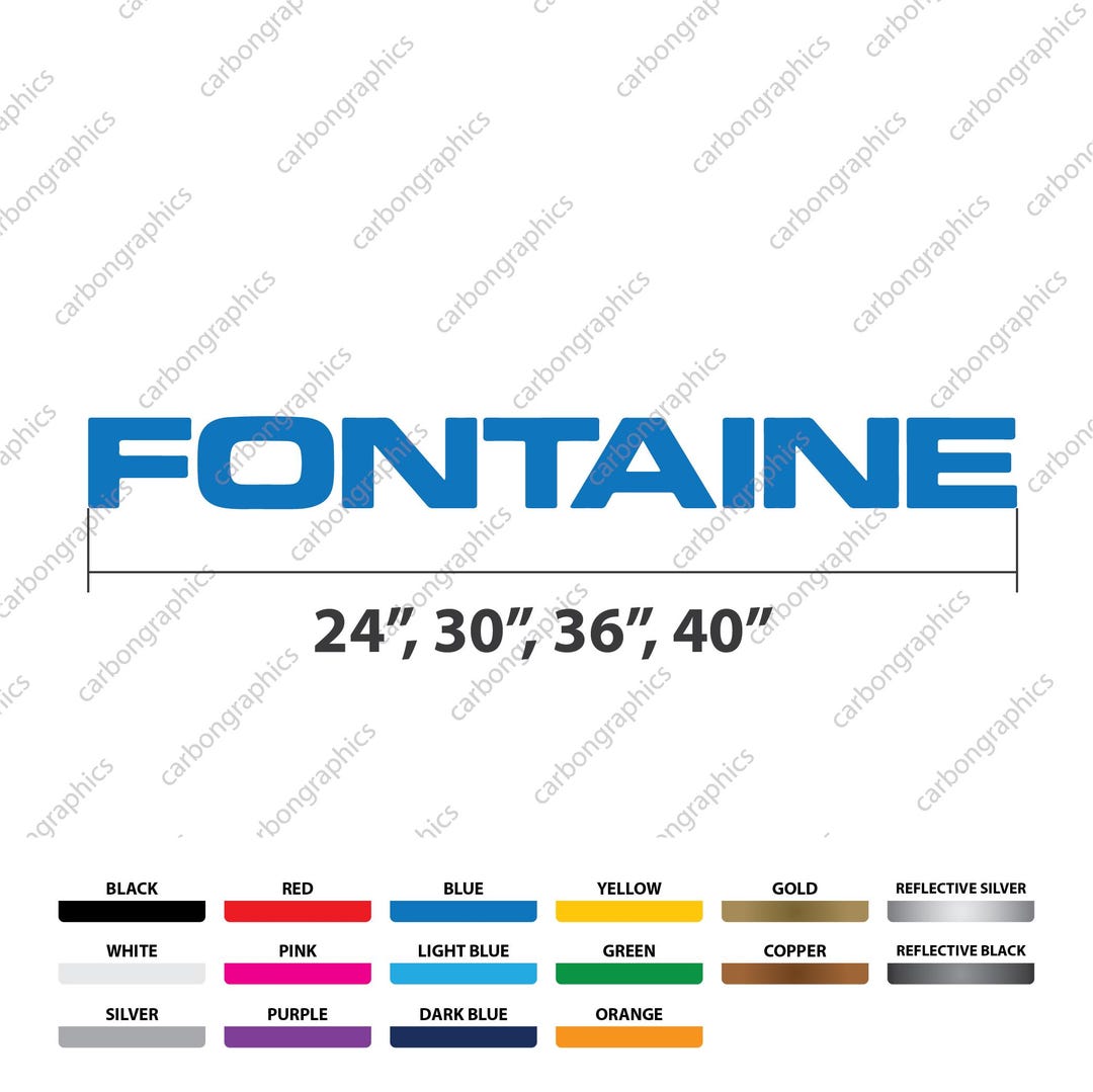 24" to 40" Fontaine Trailer Decal - Etsy