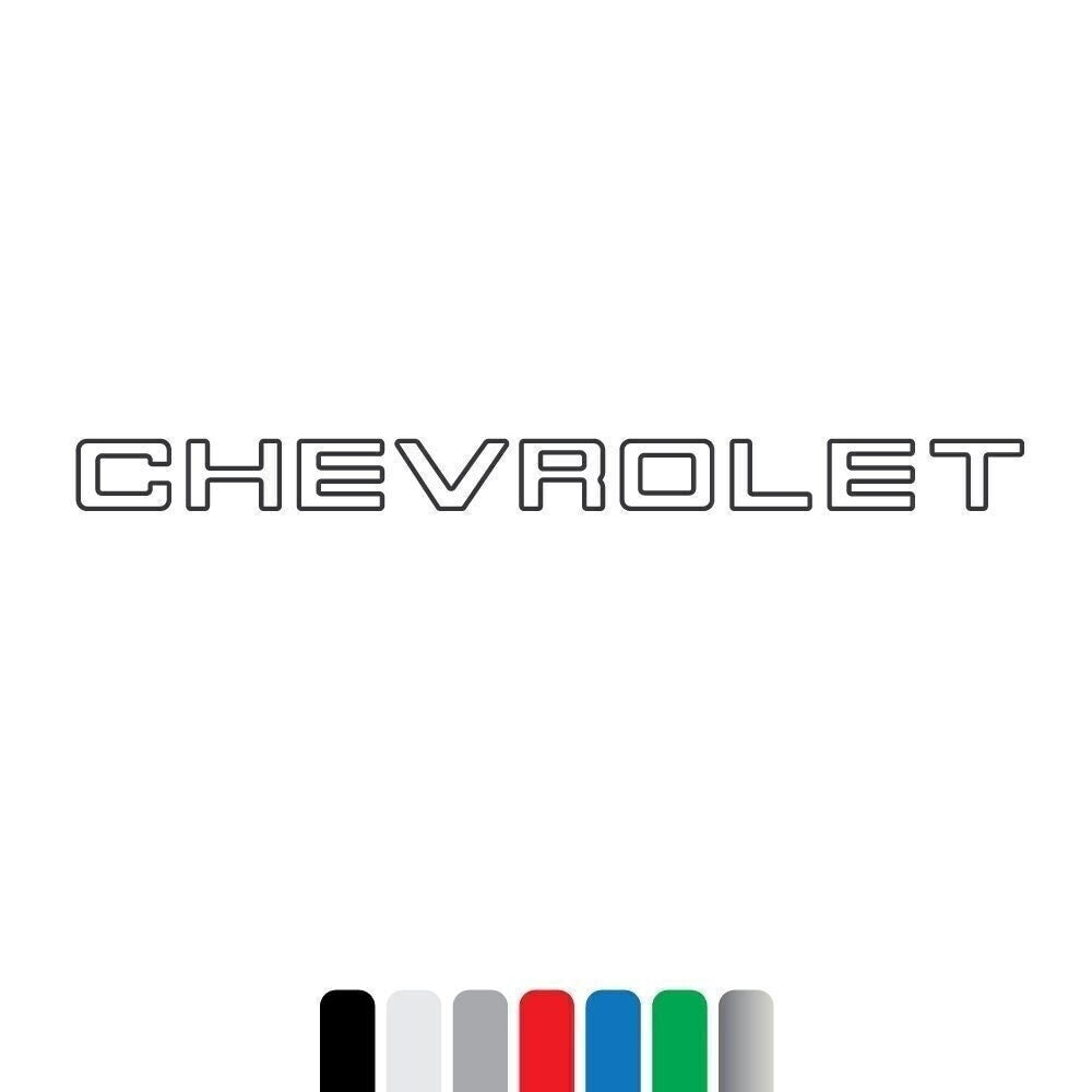 23 to 106 Chevrolet Tailgate Decal - Etsy