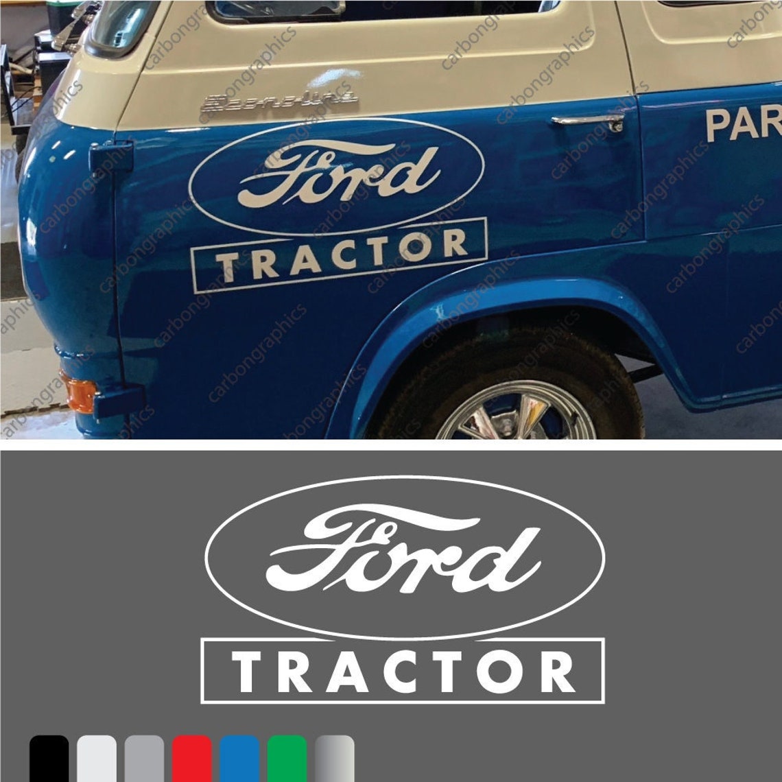23 to 38 to Ford Tractor Decal Econoline Sticker - Etsy