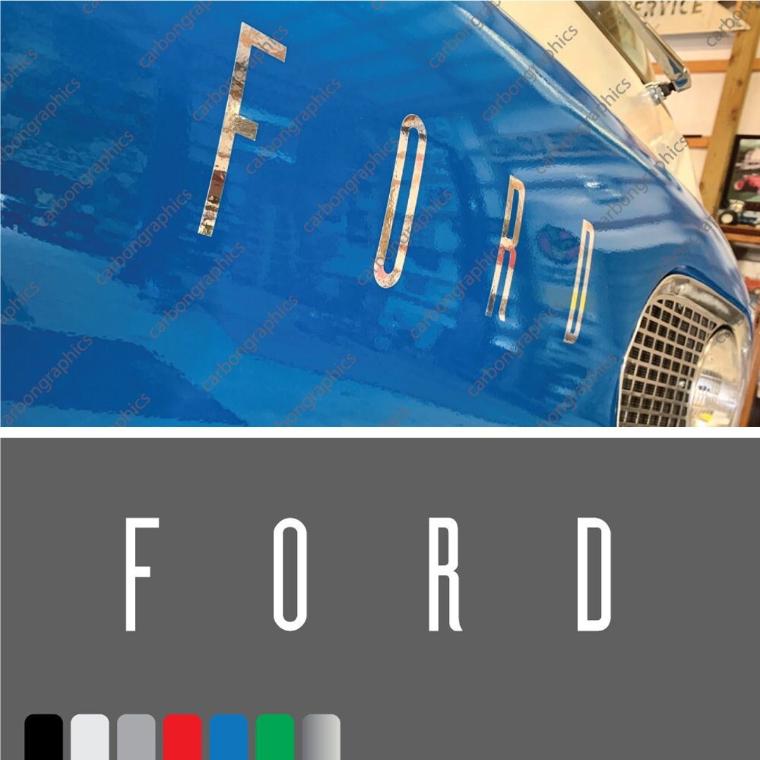 15 to 35 Ford Decal Econoline Emblem Sticker - Etsy