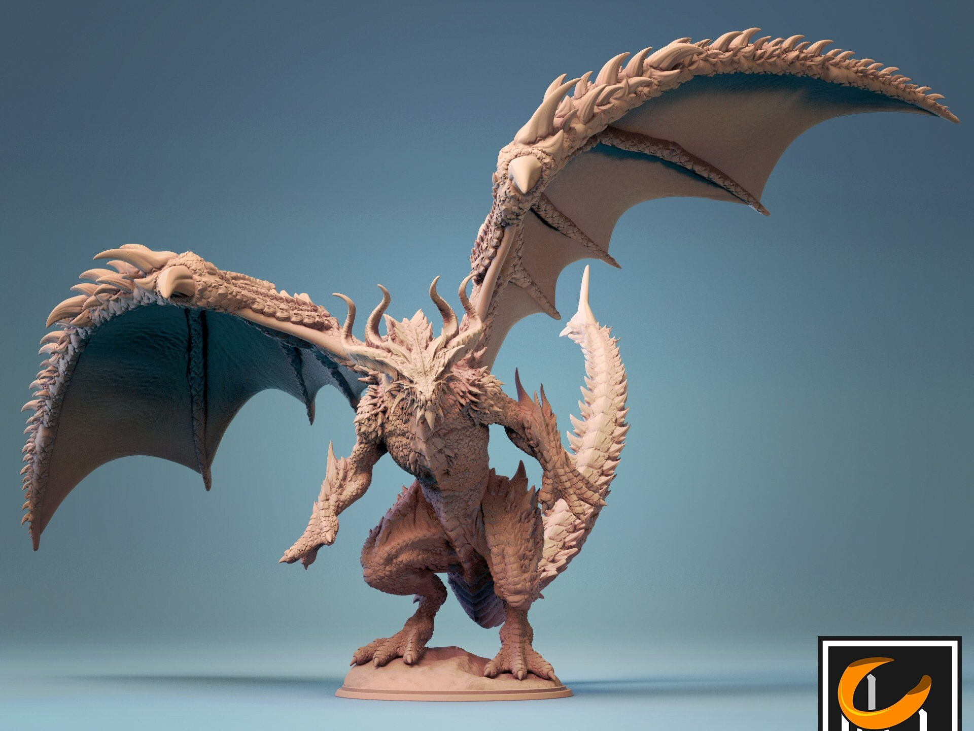 Bahamut Vs Tiamat Set Lord of the Print Dnd D&D TTRPG Dragon Abishai ...