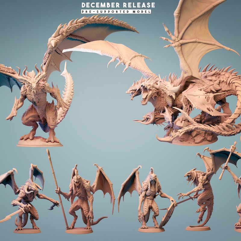 Tiamat Miniature - Etsy