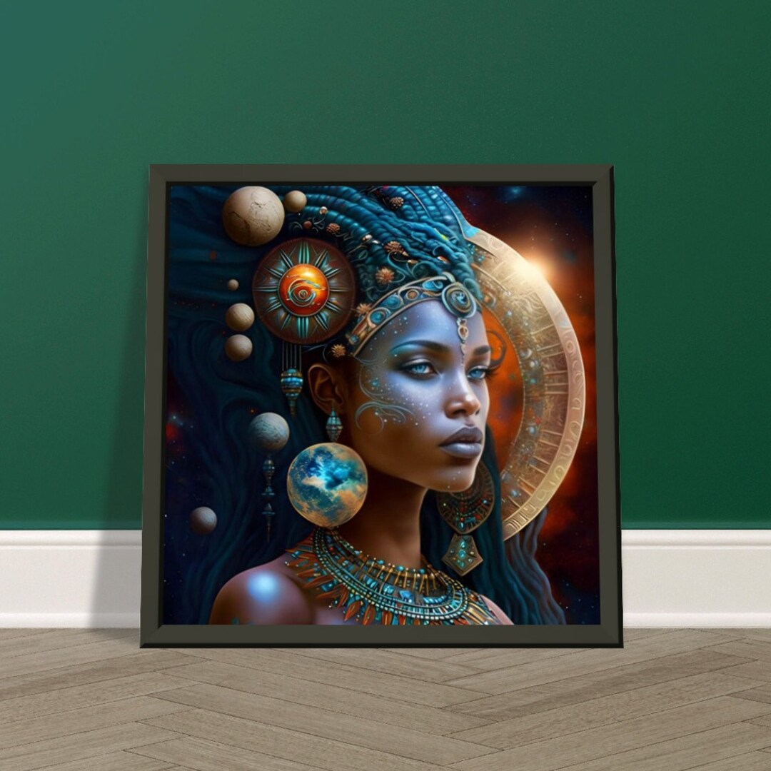 Gorgeous Taino Goddess Framed Poster Authentic Boricua Wall Art Décor ...