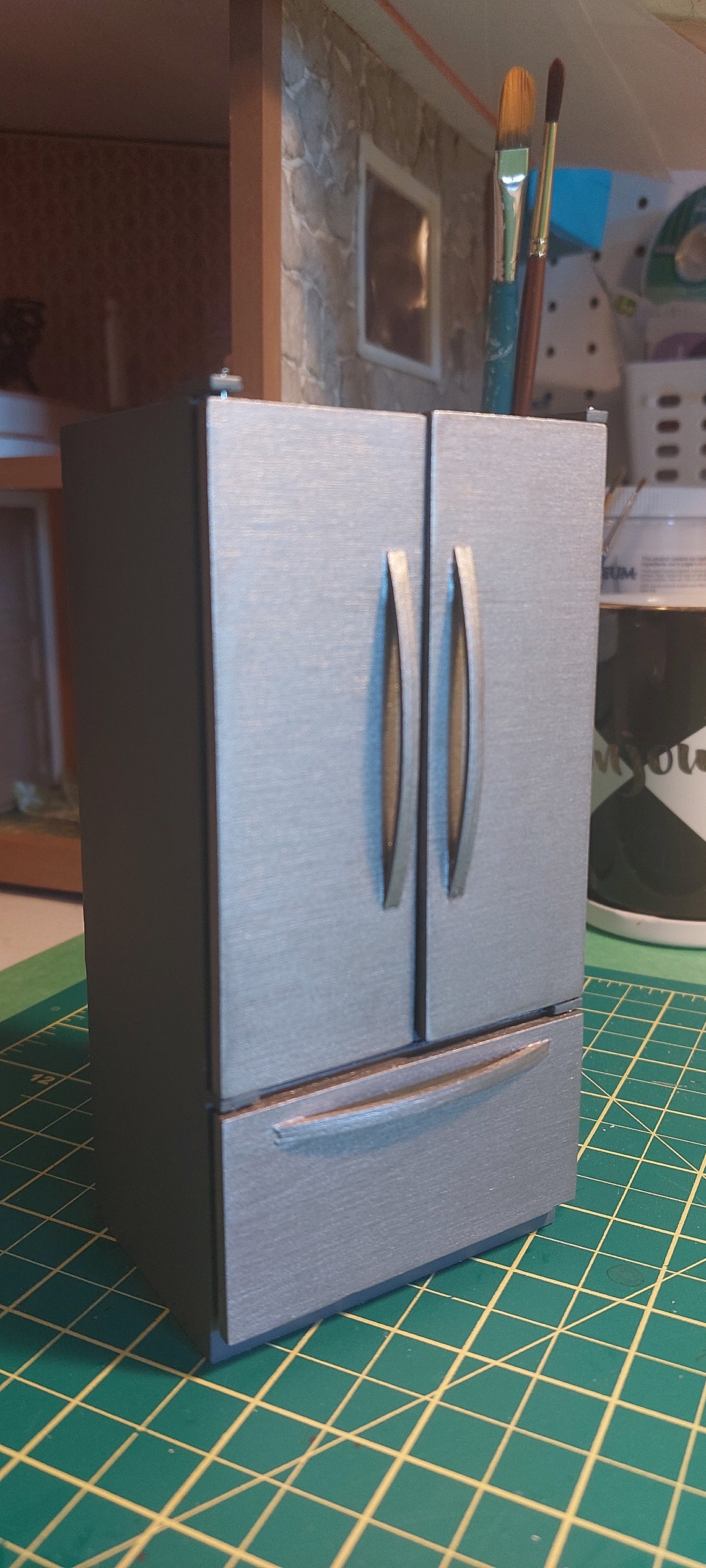 DXF, SVG Miniature 1:12 Laser Cutting Fridge File - Instant Digital ...