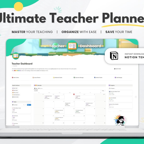 Teacher Planner - Etsy