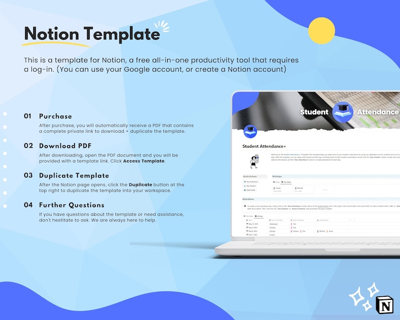 Digital Student Tracker | Notion Template | Academic & Lesson Planning ...