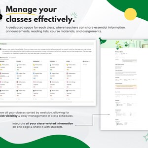 Digital Teacher Planner | Notion Template | Academic & Lesson Planning ...