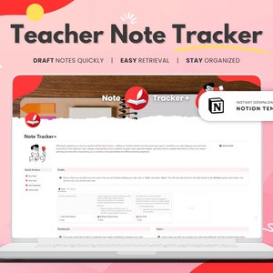 Digital Teacher Planner Notion Template Academic & Lesson Planning ...