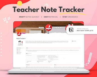 Digital Teacher Planner Notion Template Academic & Lesson Planning ...