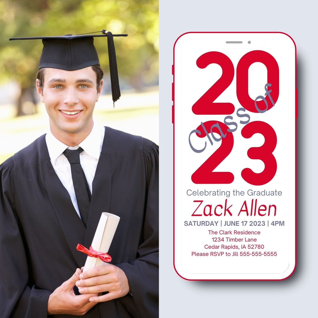 Graduation Invitation, Graduation Announcement, Graduation Party ...