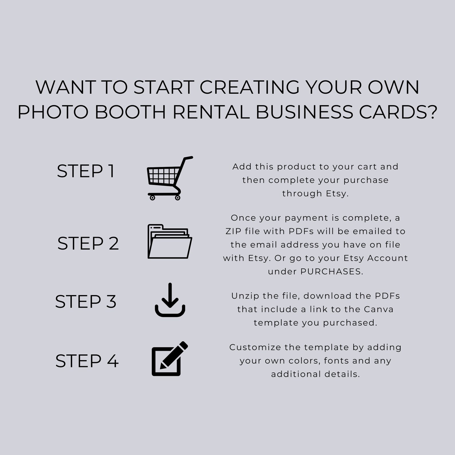 Unique Business Card Photo Booth Business Card Template 360 Photo Booth ...