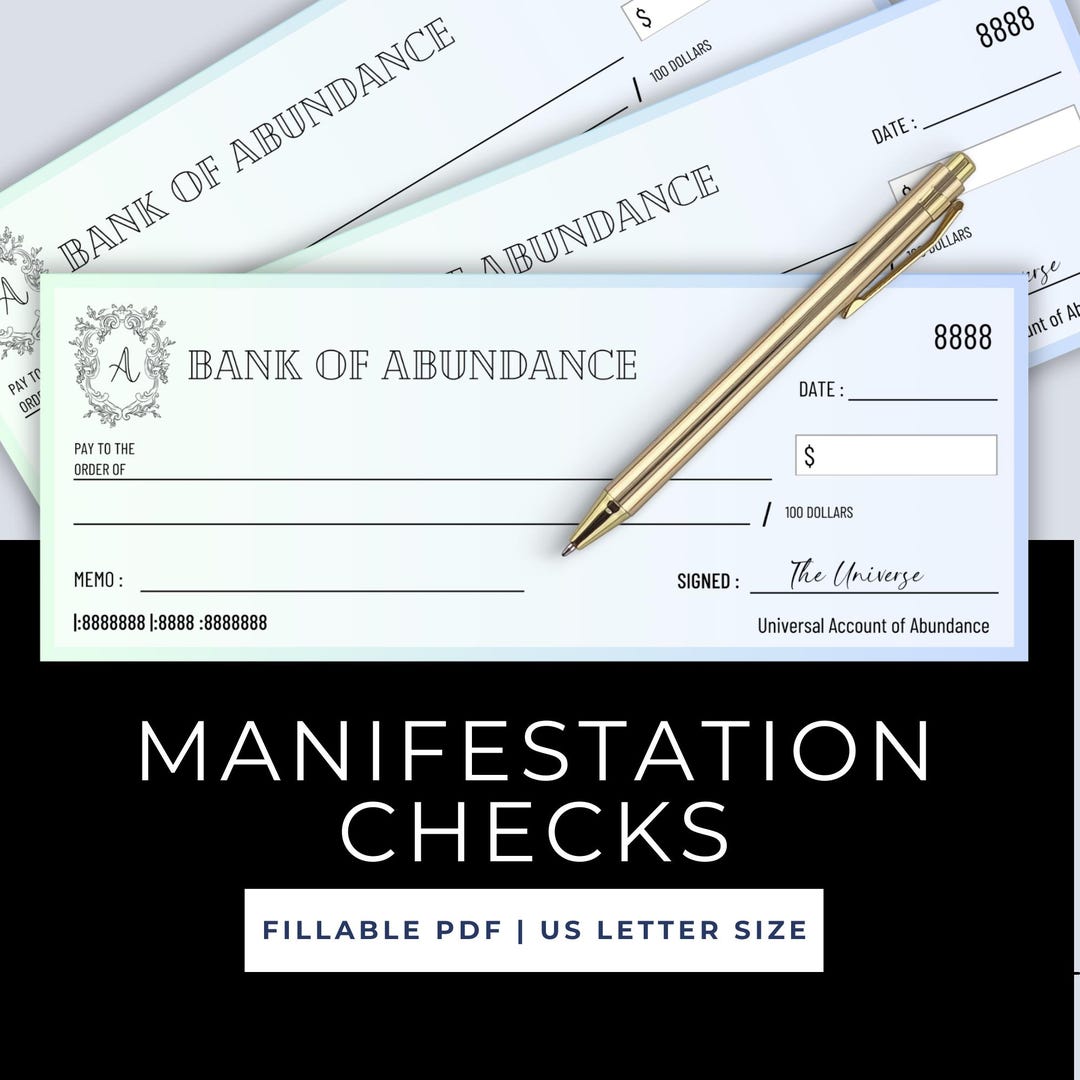 Prosperity Check | Abundance Secrets | Money Manifestation Check | Law ...