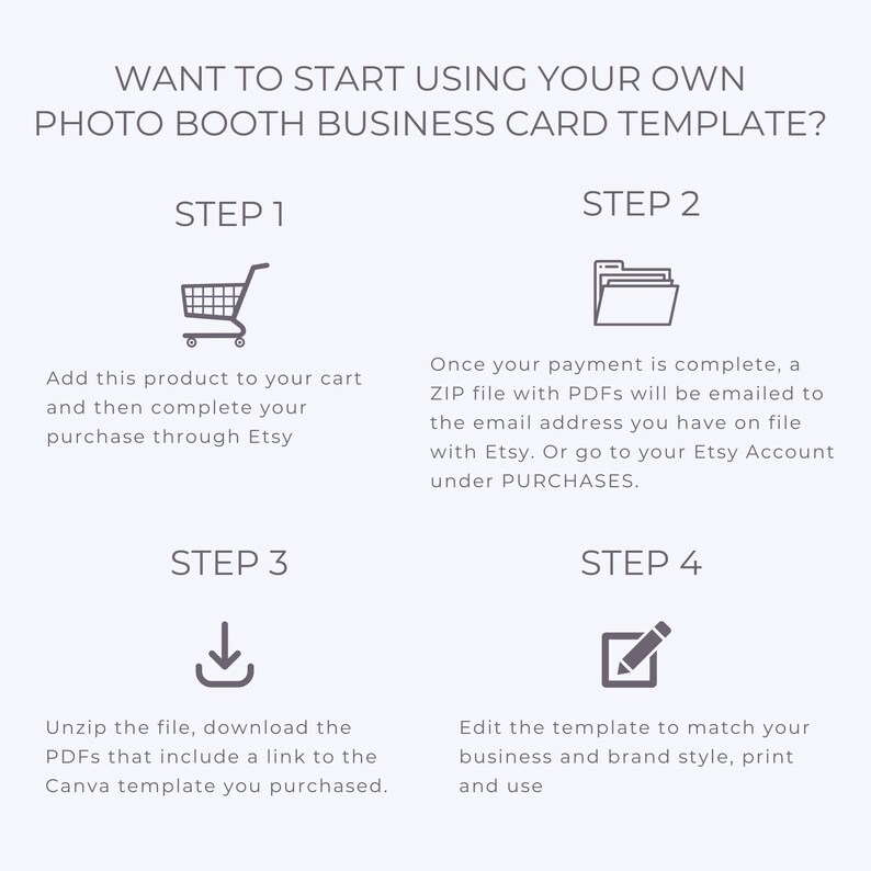 360 Photo Booth Business Card| Business Cards for Photo Booth | Unique ...