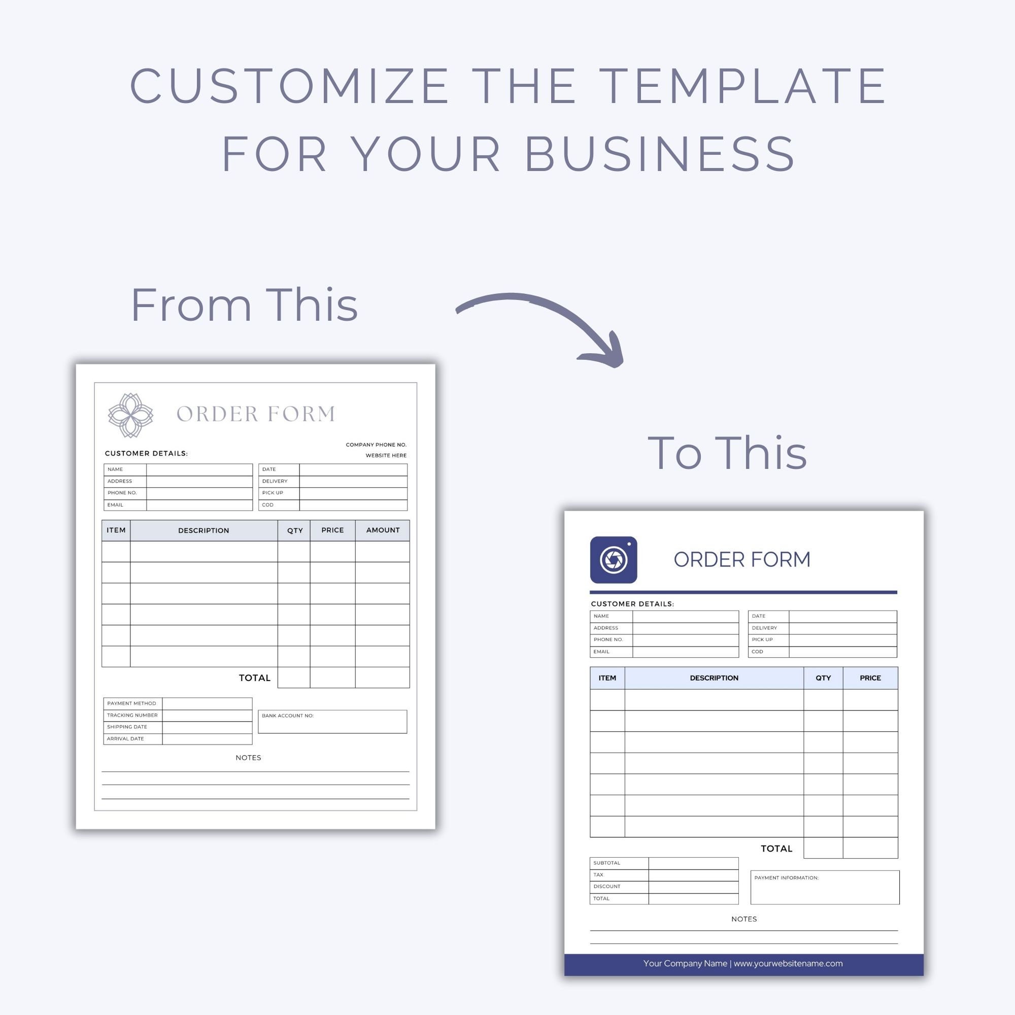 Price List Order Form Invoice Template Photobooth Invoice Photo Booth ...