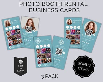 Unique Business Card Photo Booth Business Card Template 360 Photo Booth ...