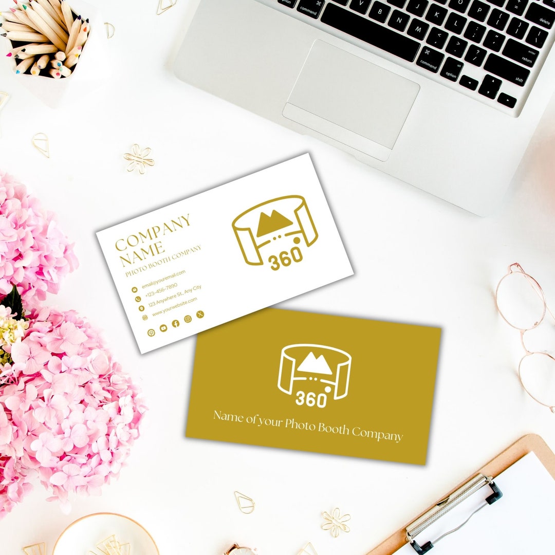Photo Booth Business Card Template 360 Photo Booth Business Card ...
