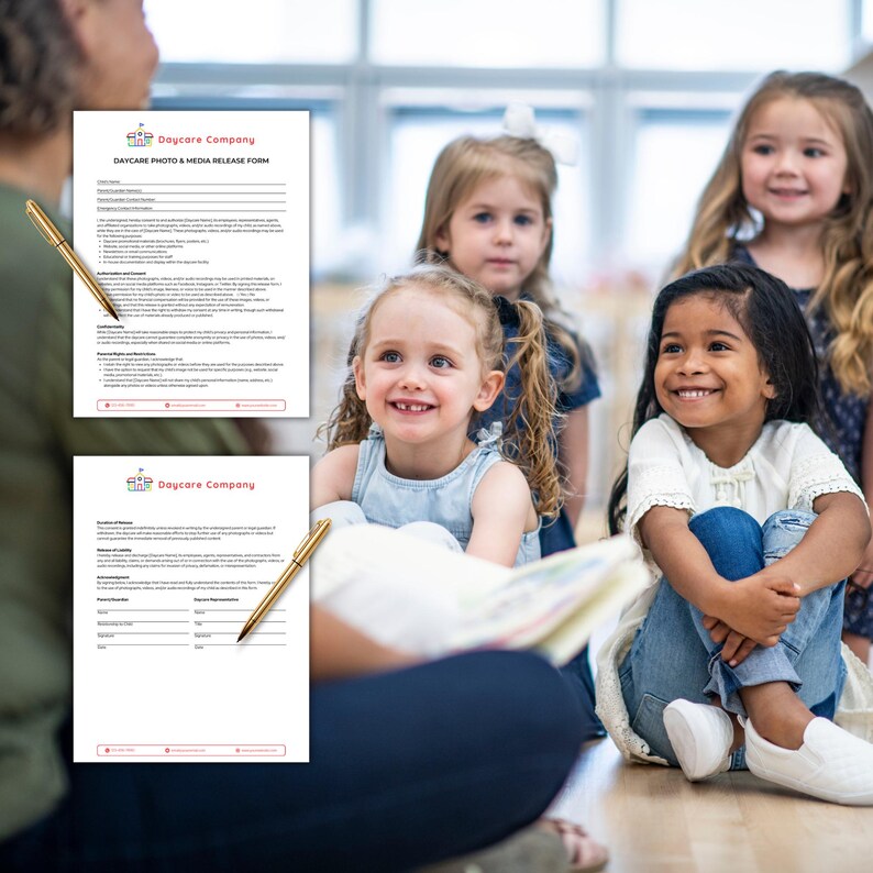 Daycare Photo Release Form, Media Release From, Photo Consent Form ...
