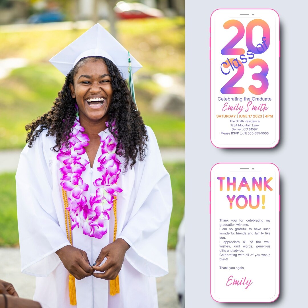 Graduation Announcement, Graduation Invitation, Graduation Party ...