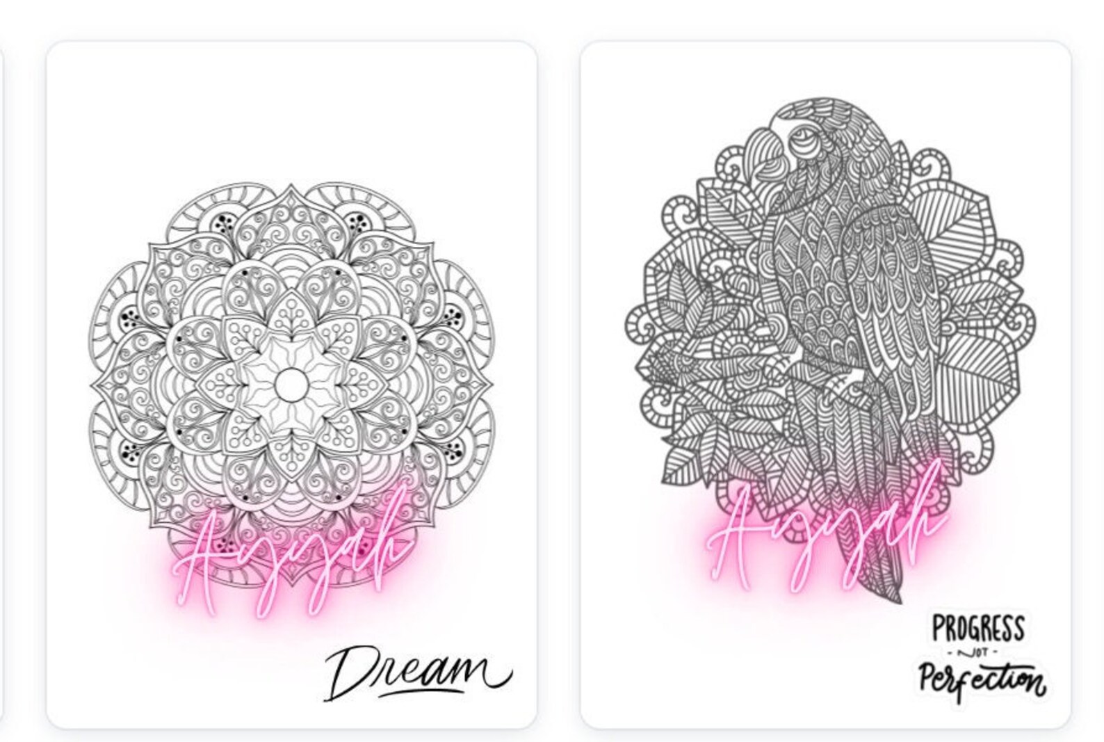 Positive Mindfulness Colouring Colouring Book - Etsy