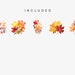 Set of 20 Watercolor Fall Leaves Clipart, Autumn Clipart, Fall Clipart ...