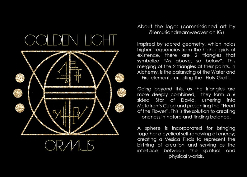 Golden Light Ormus - Etsy