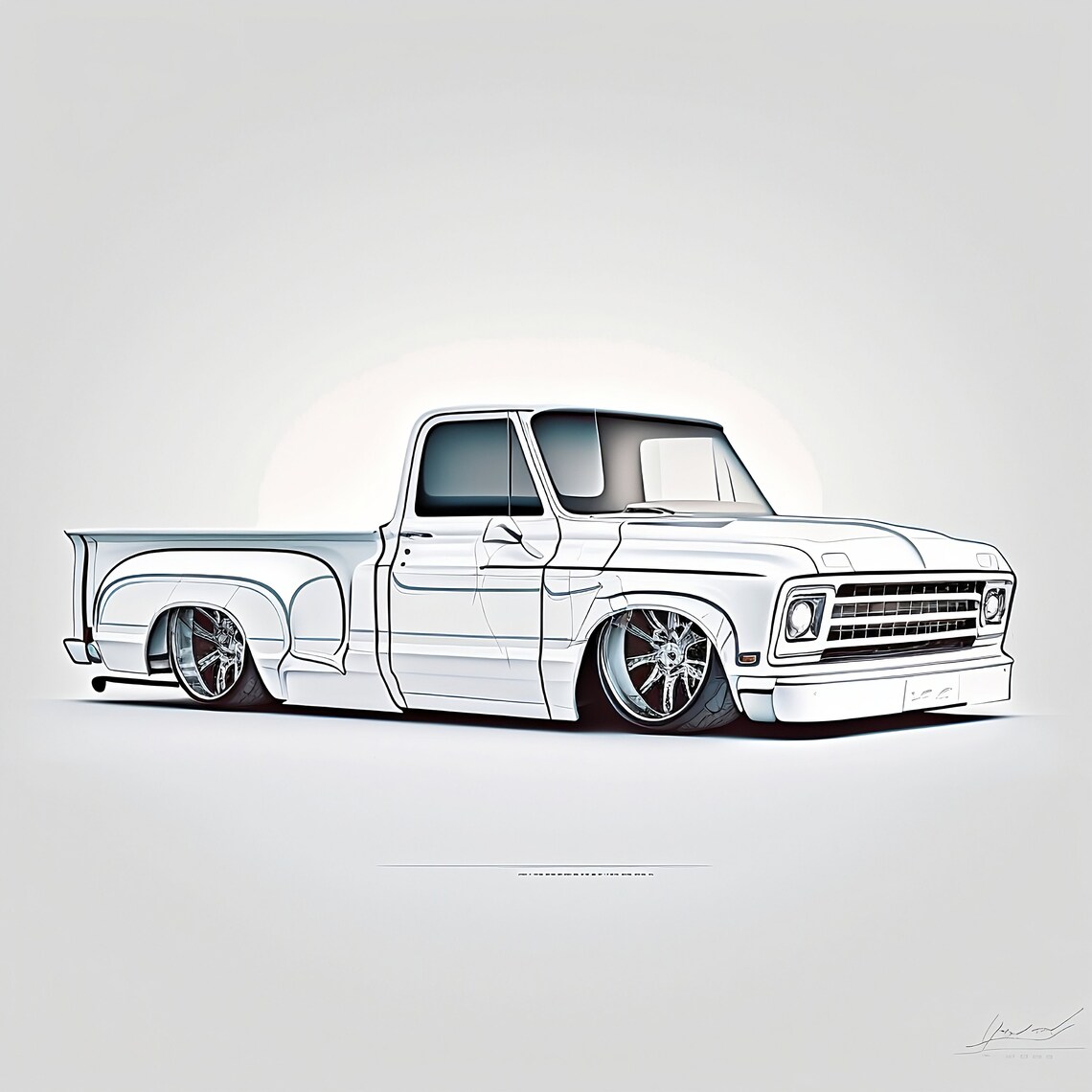 Trucks, Sketches, Cool, Car Poster, Swag - Etsy