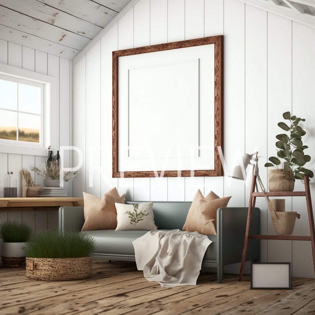 10 Farmhouse Frame Mock Ups, Farmhouse Style, Frame Mock Up, Template ...
