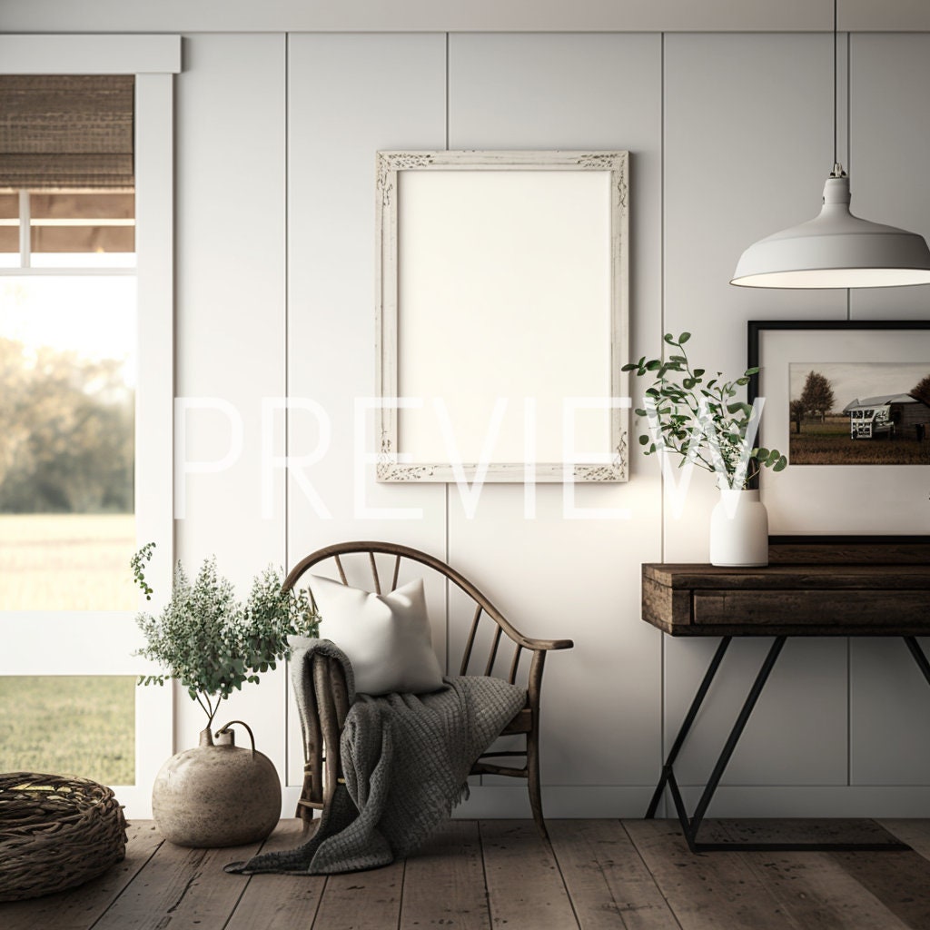 10 Farmhouse Frame Mock Ups, Farmhouse Style, Frame Mock Up, Template ...