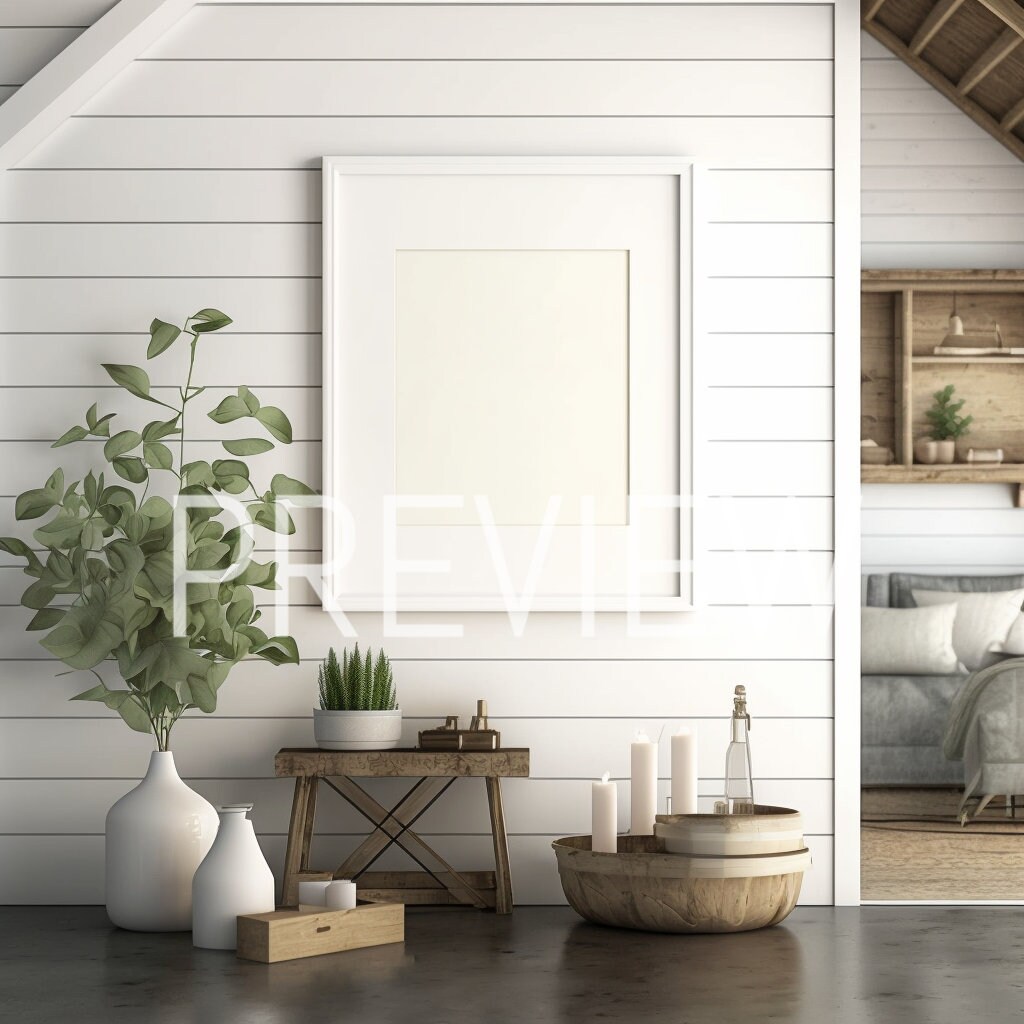 10 Farmhouse Frame Mock Ups, Farmhouse Style, Frame Mock Up, Template ...