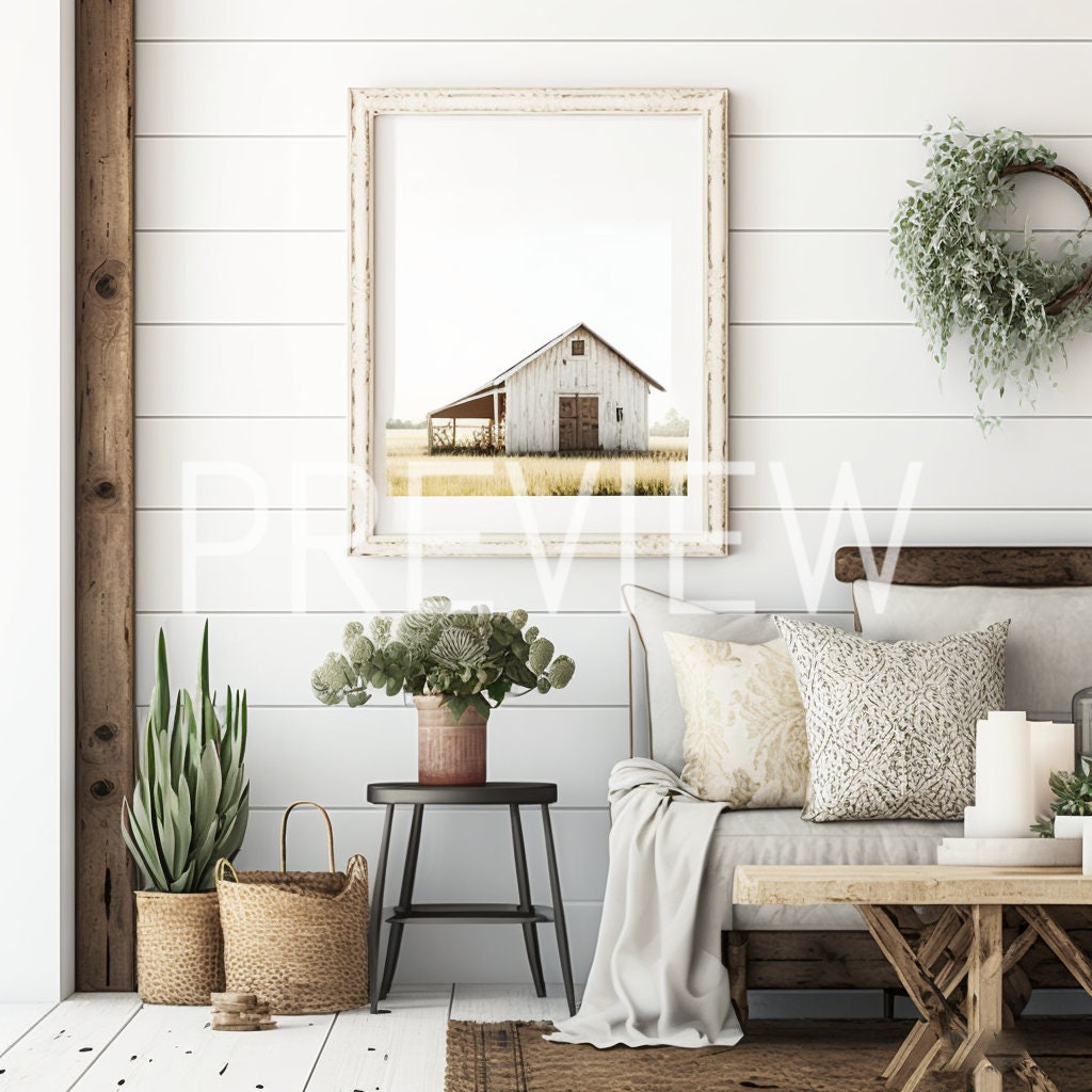 10 Farmhouse Frame Mock Ups, Farmhouse Style, Frame Mock Up, Template ...