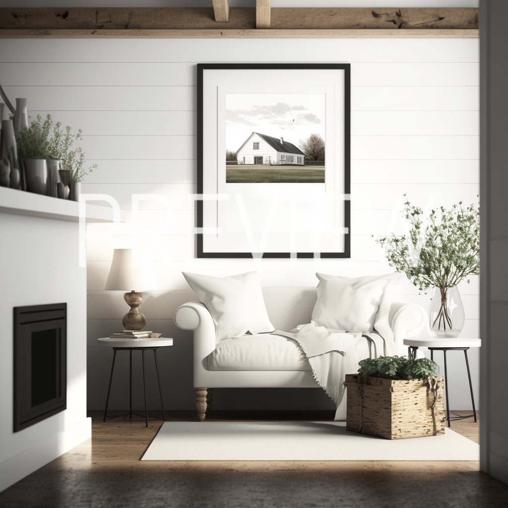 10 Farmhouse Frame Mock Ups, Farmhouse Style, Frame Mock Up, Template ...