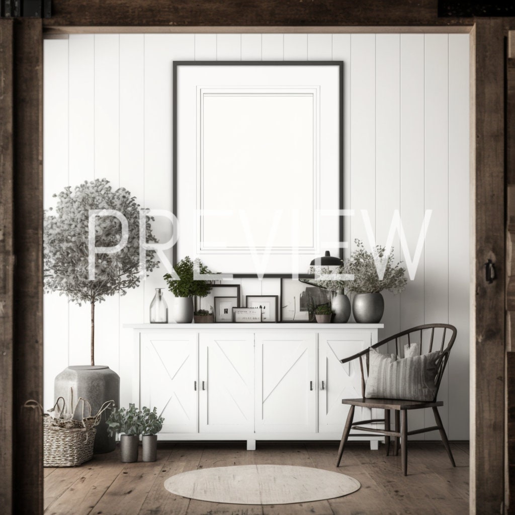 10 Farmhouse Frame Mock Ups, Farmhouse Style, Frame Mock Up, Template ...
