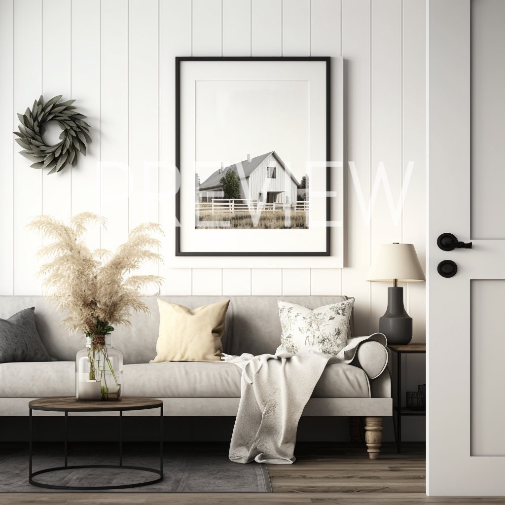 10 Farmhouse Frame Mock Ups, Farmhouse Style, Frame Mock Up, Template ...