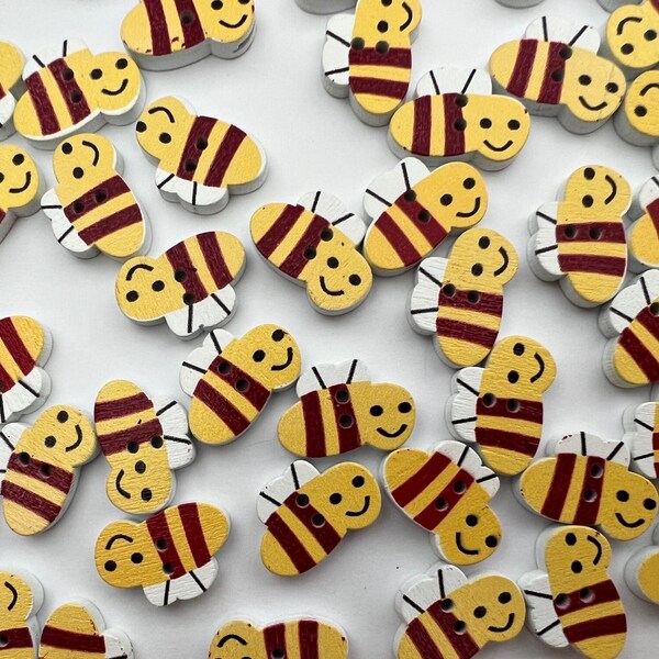 Bee Buttons - Etsy