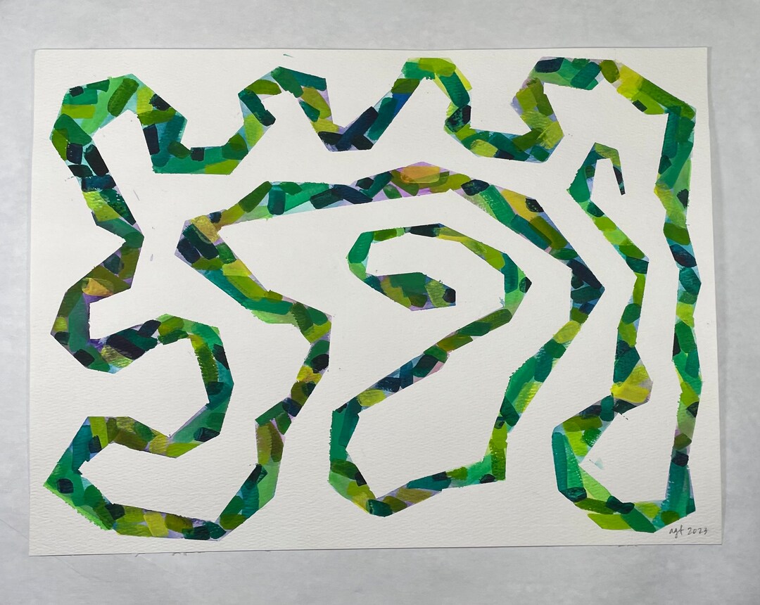 BENNETT, 2023 | Original Snake Watercolor Painting - Etsy