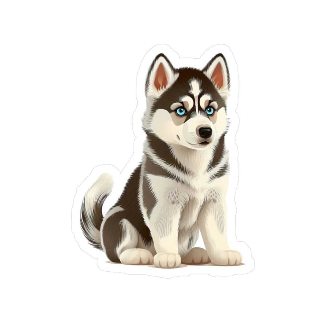 Husky Disney Style Vinyl Decals - Etsy