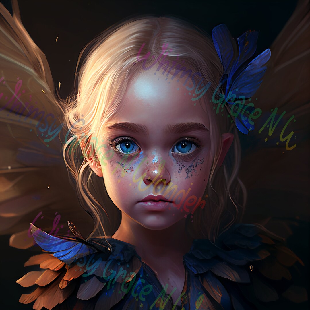 Fae Faerie Fairy Princess Butterfly Fantasy Forest PNG - Etsy